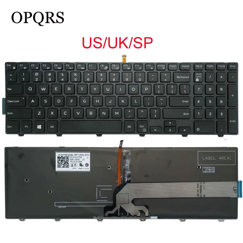 Laptop-Keyboard-FOR-Dell-Inspiron-15-3000-3541-3542-3543-3546-3559-3551 ...