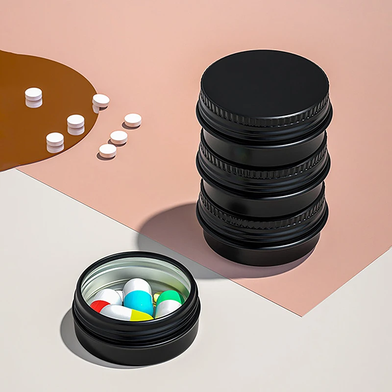 Black-Mini-Waterproof-Aluminum-Cans-Sealing-Bottle-For-Outdoor-Survival ...