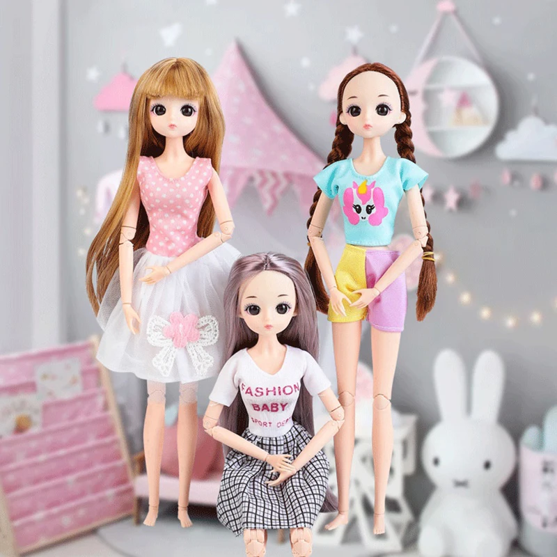 Beautiful 30cm Doll Princess Dolls 28 Joints Moveable DIY Doll Toy Kids ...
