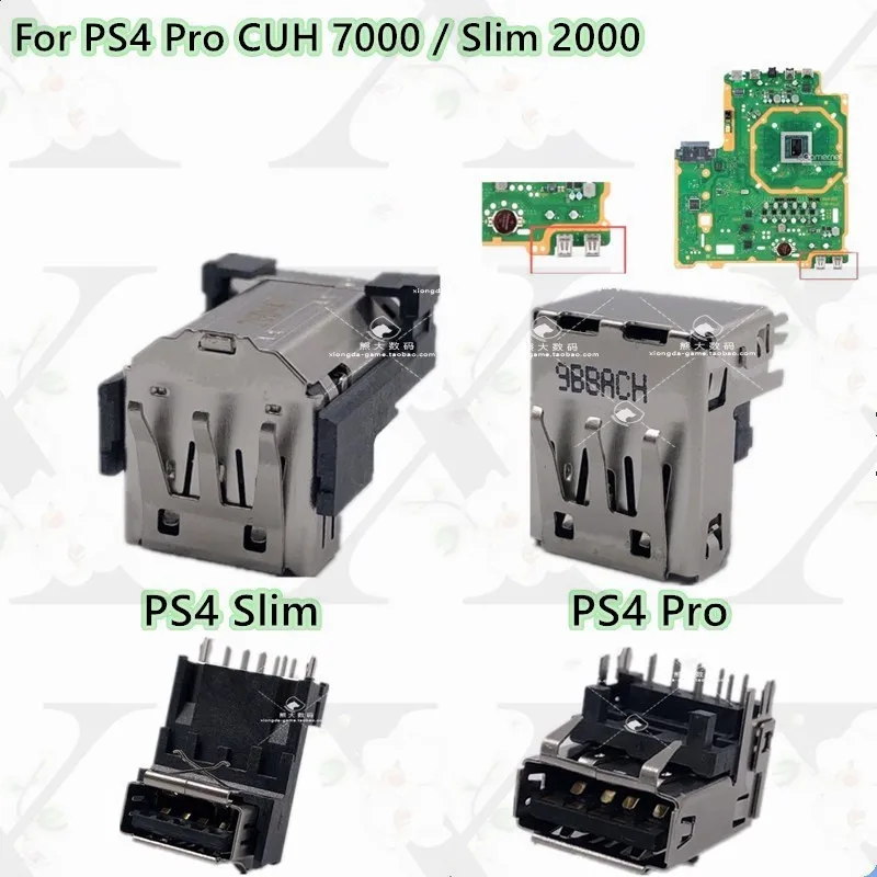Original NEW USB Data Transfer Port For PS4 Pro Model CUH 7000 / Slim ...
