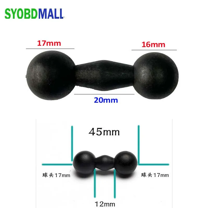 ABS-DIY-Mobile-Phone-Bracket-Accessories-17mm-To-16mm-17mm-Ball-head ...
