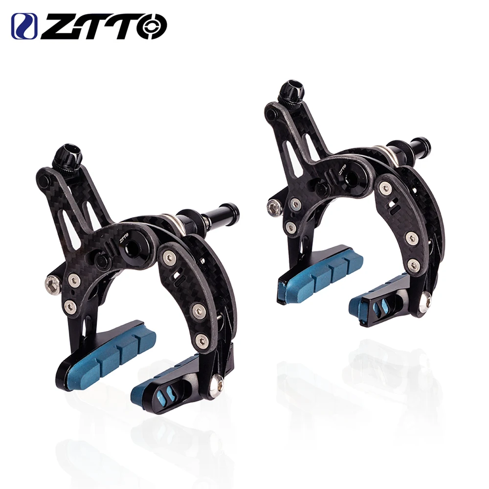 Ztto C1 카본 로드 바이크 림 브레이크 전방 및 후방 브레이크 듀얼 피벗 캘리퍼 궁극의 경량 사이드 풀 C 클리퍼