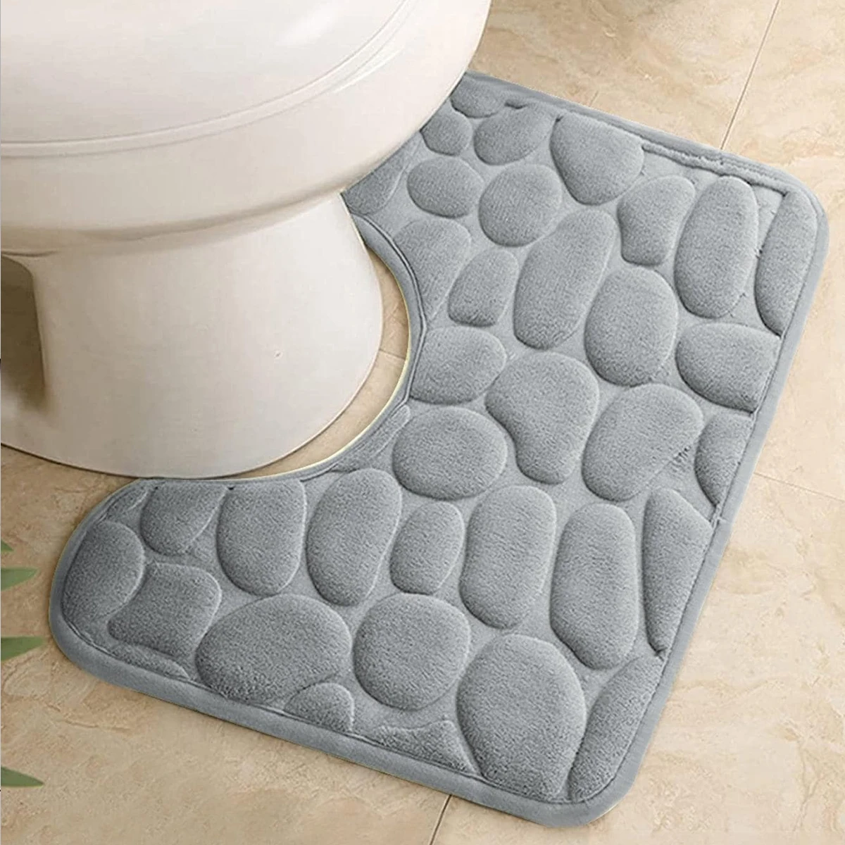 Washroom-toilet-foot-mat-U-shaped-floor-mat-waterproof-pad-Bathroom ...