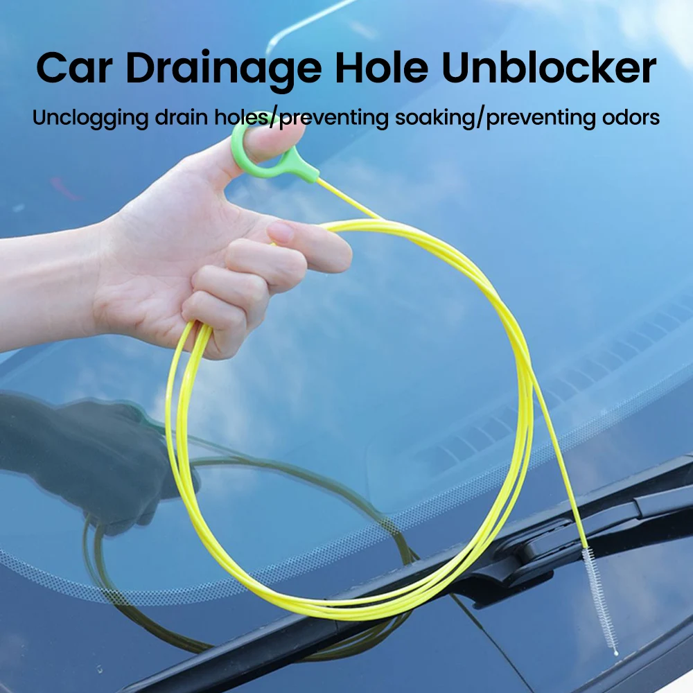 230cm-Car-Drain-Dredge-Cleaning-Scrub-Brush-Auto-Sunroof-Long-Hoses ...