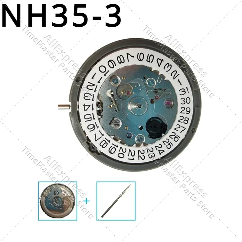 Original-Japanese-Brand-New-NH35A-Fully-Automatic-Mechanical-Movement ...