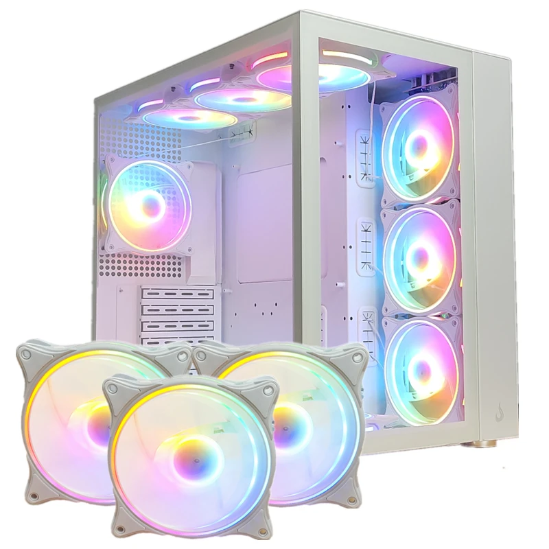 120mm PC Fan Desktop Cooling DC 12V Radiator IDE 2wire Case Forced Air ...