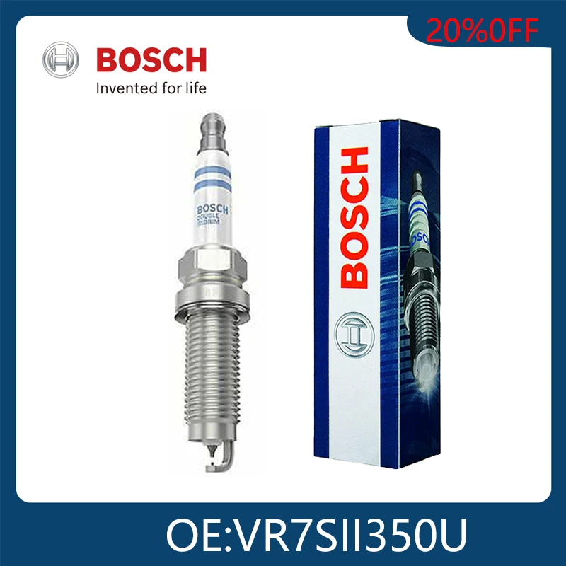 BOSCH 정품 0242135570 VR7SII350U 더블 이리듐 점화 플러그 점화 시스템 자동차 촛불 혼다 HR V 자동차 ...