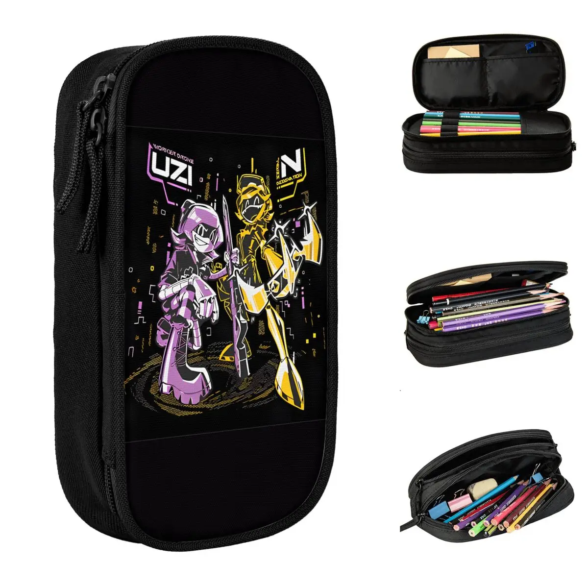 Murder Drones Uzi Doorman Murderdrones Pencil Case Pencil Pouch Pen