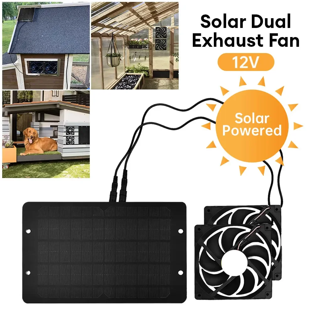 Solar-Exhaust-Fan-10W-12V-Mini-Ventilator-Solar-Panel-Powered-Fan-Air ...