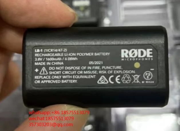 FOR-RODE-LB-1-Microphone-Battery-VideomicPro-Microphone-Lithium-Battery ...