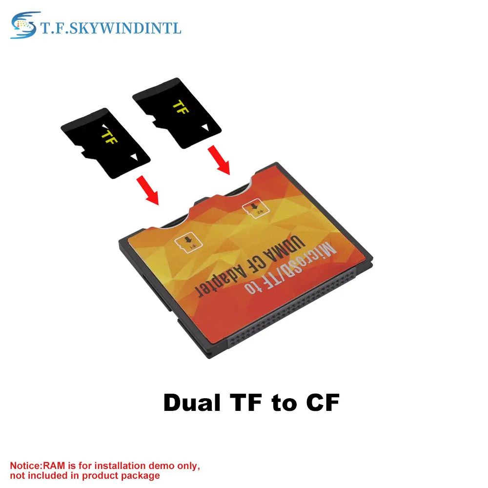 Original-Package-Dual-Slot-Micro-SD-TF-to-CF-Adapter-MicroSD-MicroSDHC ...