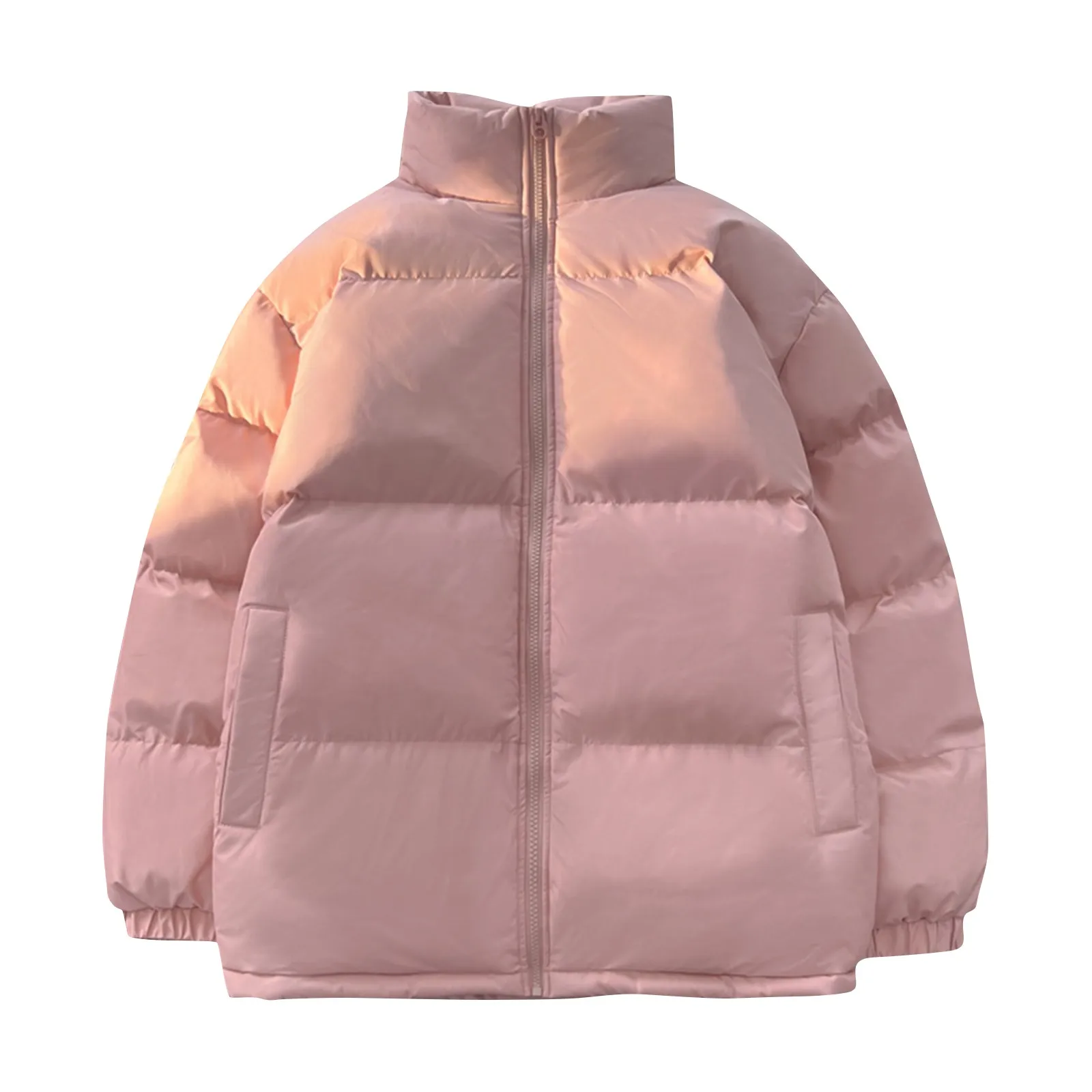 Korean-Cotton-Bread-Jacket-Womens-Autumn-Winter-Loose-Short-Style-Small ...