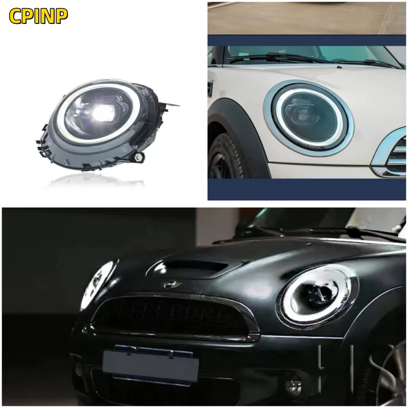 Headlight-Assembly-07-13-For-BMW-Mini-R56-Modified-with-Optical-Guide ...