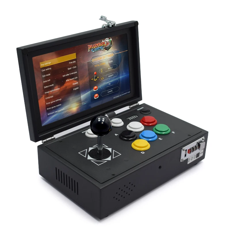 10.1 Inch Lcd Retro Arcade Pandora Box 3d Wifi 8000 In 1 Arcade Console ...