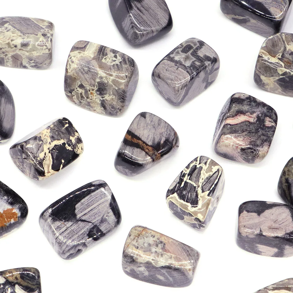 Natural Silver Leaf Jasper Tumbled Stone: Real-World Uses, Benefits ...