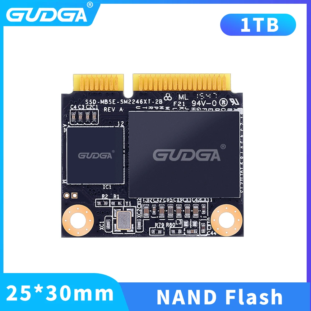 GUDGA-mSATA-SSD-1TB-Half-Size-Mini-Sata-HDD-Hard-Disk-Internal-untuk ...