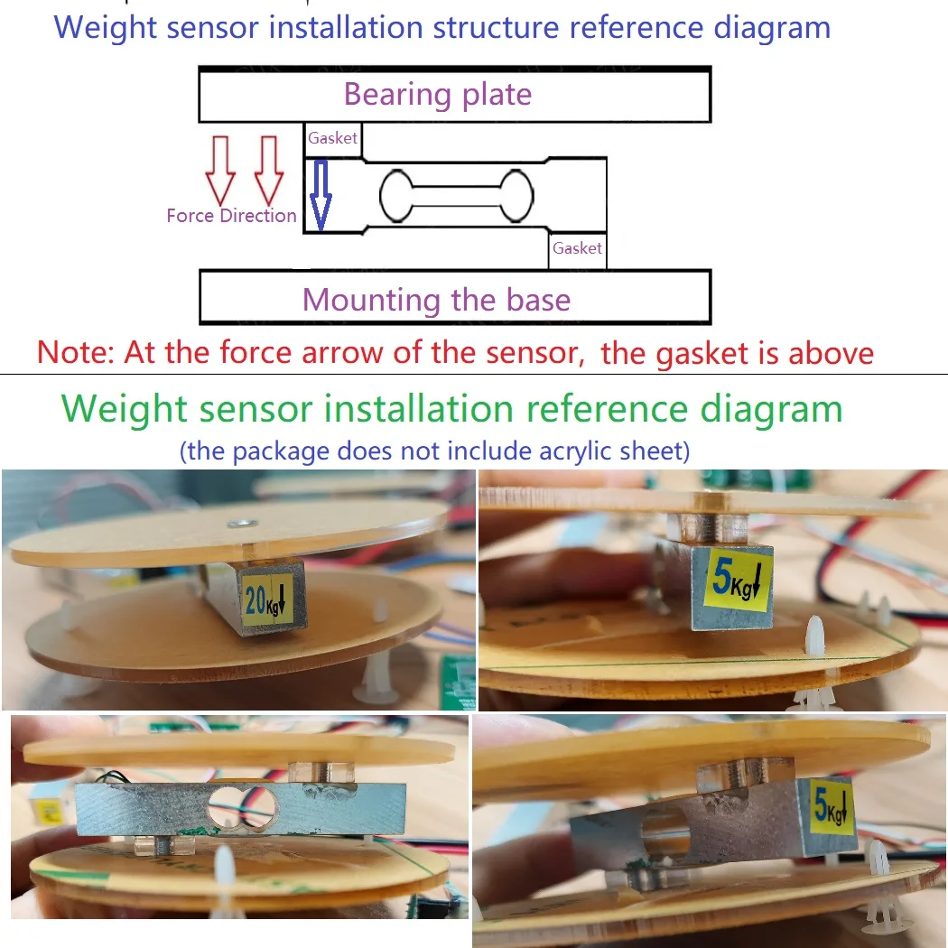 Generic Dc 5v 12v Rs485 Uart Modbus Rtu Hx711 Pressure Weight Sensor ...