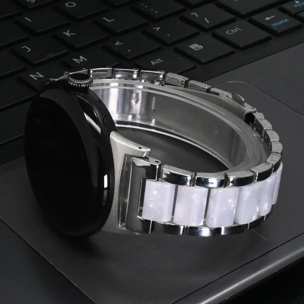 Women Stainless Steel Strap for Google Pixel Watch 3 45mm Resin ...