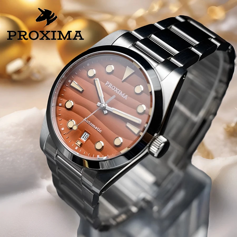 Proxima-37mm-Vintage-Men-Wristwatches-PT5000-Movement-Desert-Texture ...