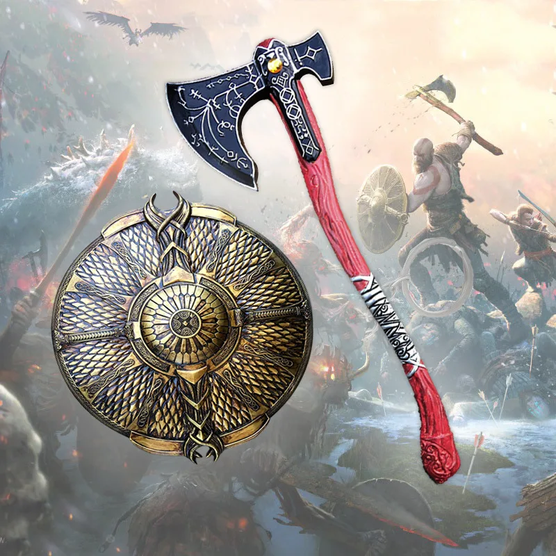 God of War: Ragnarok 68cm Guardian Shield Kratos Weapon Model High ...