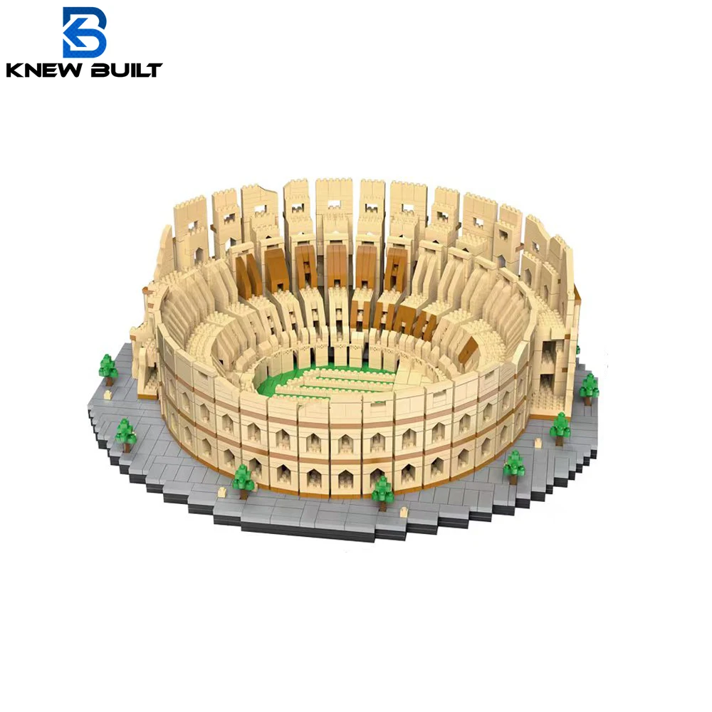 KNEW-BUILT-Euro-Constrution-Roma-Colosseum-Micro-Mini-Building-Blocks ...