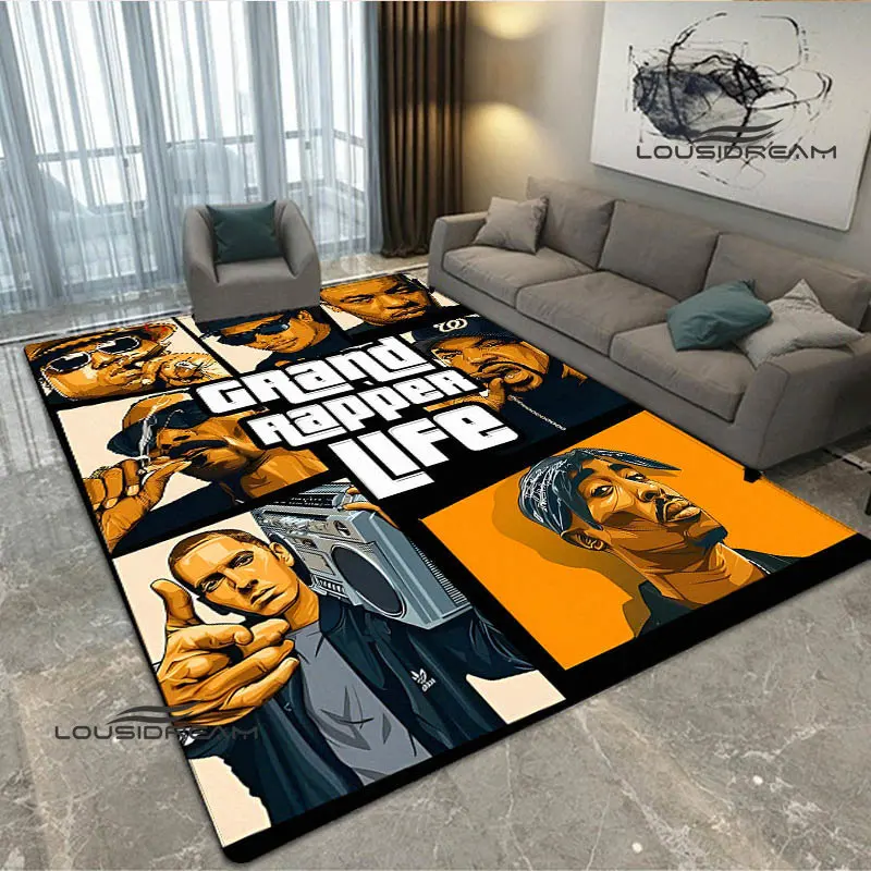 Alfombra-grande-con-estampado-de-Hip-hop-para-sala-de-estar-alfombrilla ...
