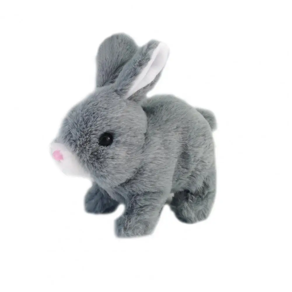 Creative-Walking-Skin-touch-Kids-Smart-Simulation-Bunny-Doll-Battery ...