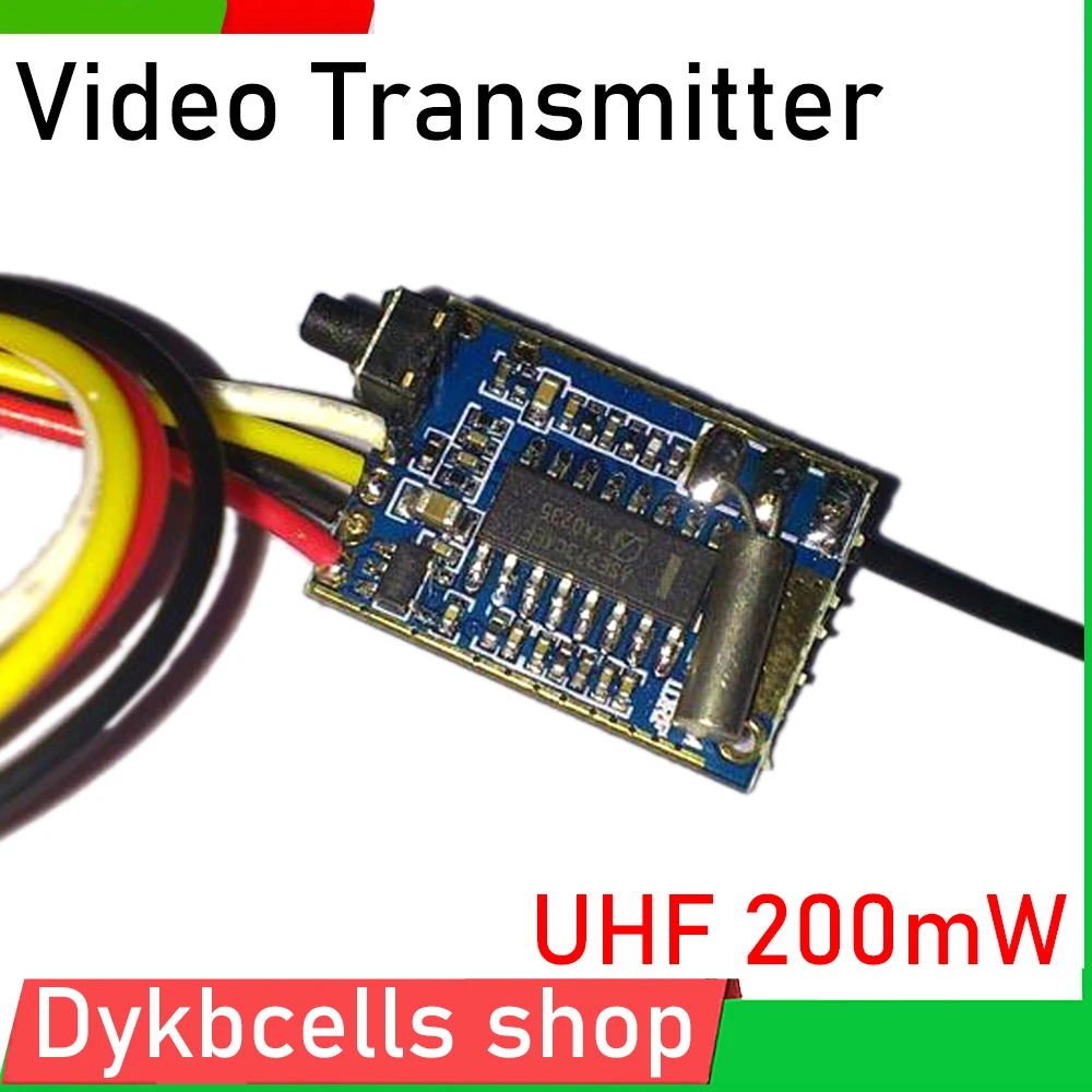 UHF-TV-Transmitter-200mW-Wireless-image-transmission-audio-video-Module ...