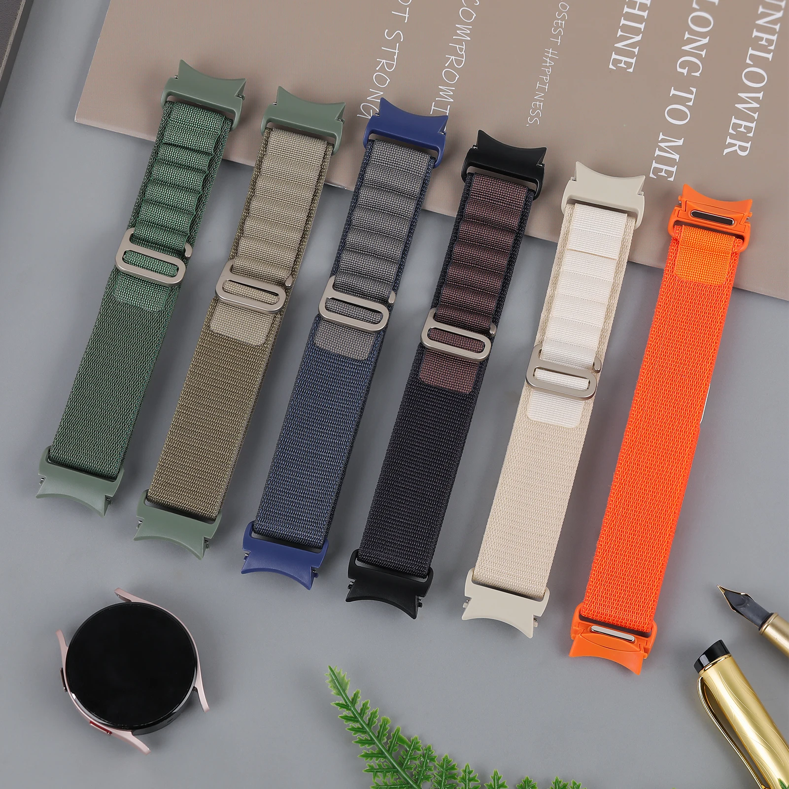 Premium Alpine Loop Band – One-Click Strap & Bracelet for Galaxy watch ...