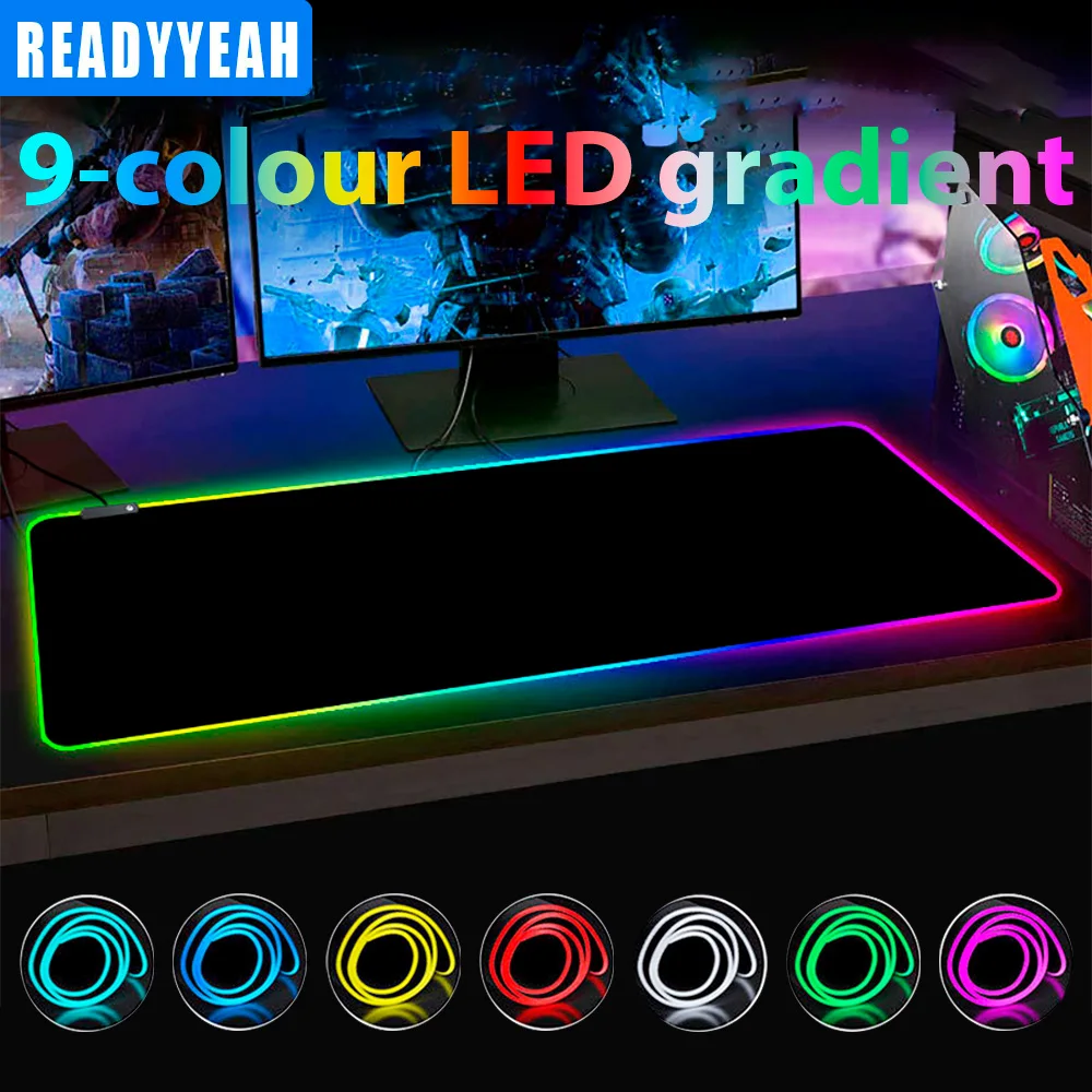 Gaming-Mouse-Pad-Large-RGB-Mouse-Pad-For-Gamer-Types-LED-Computer-Mouse ...