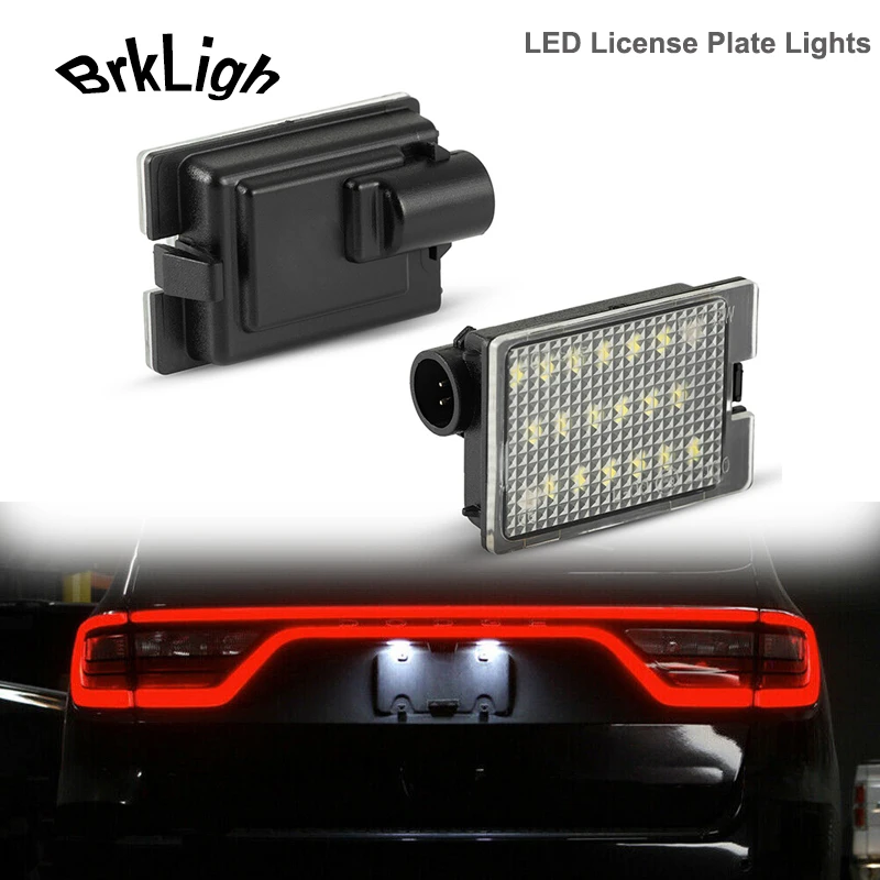 2Pcs Canbus LED License Plate Lights For Dodge Durango 2014 2021 Car ...