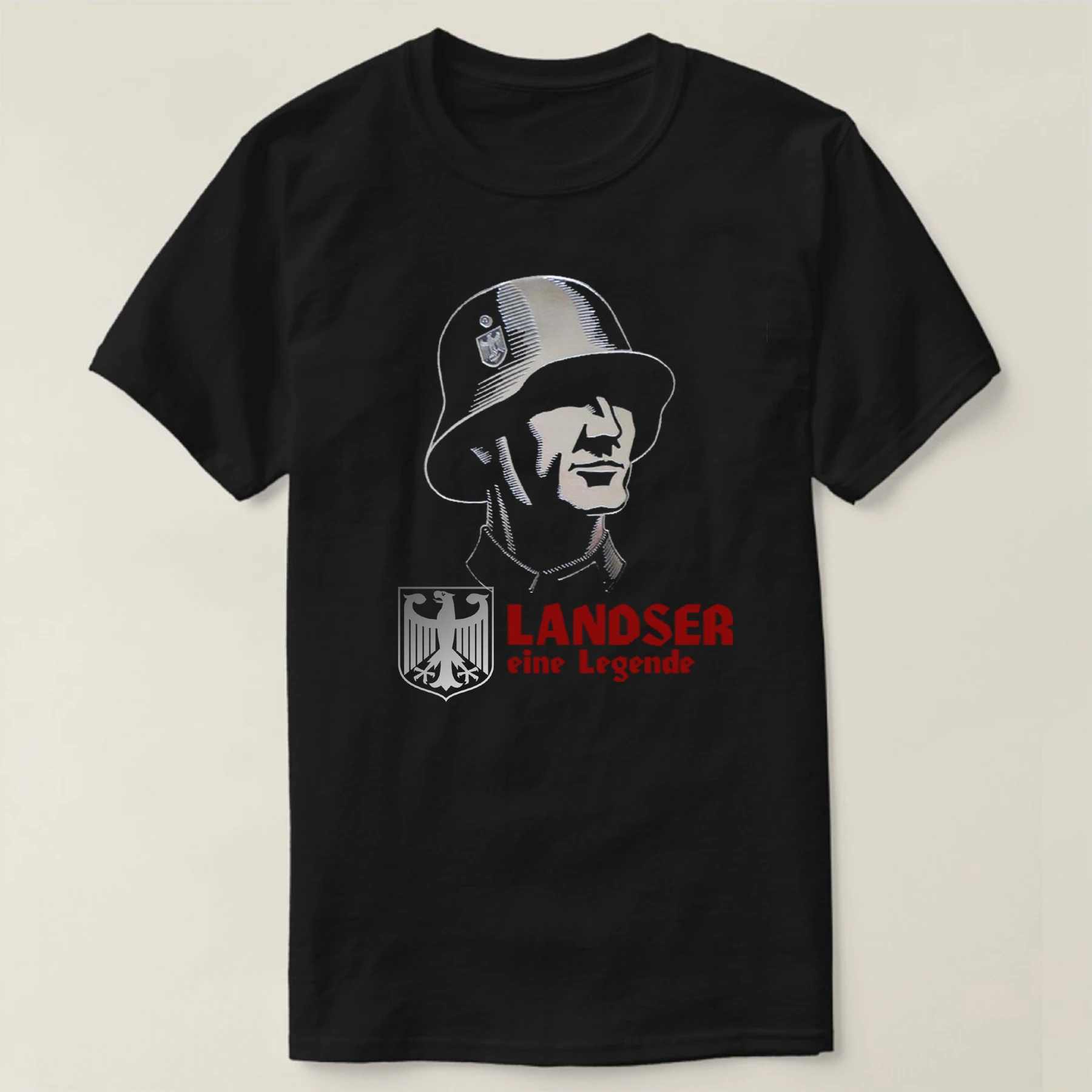 Deutsche-Landser-Eine-Legende-Wehrmacht-T-Shirt-Short-Sleeve-100-Cotton ...