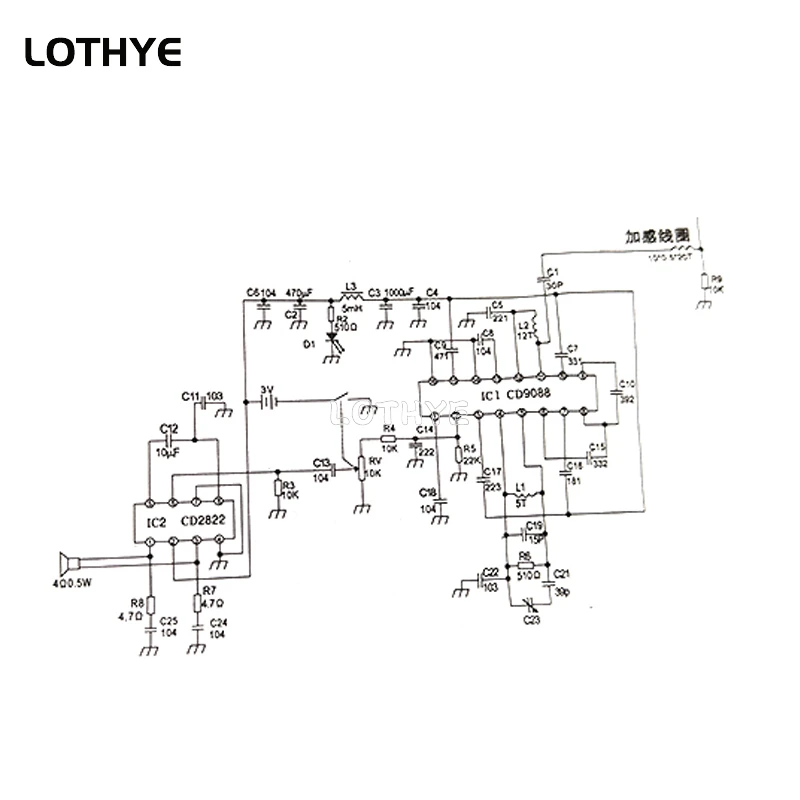 Cd9088cb Circuit Diagram CD9088CB Datasheet PDF Electric Tuning FM