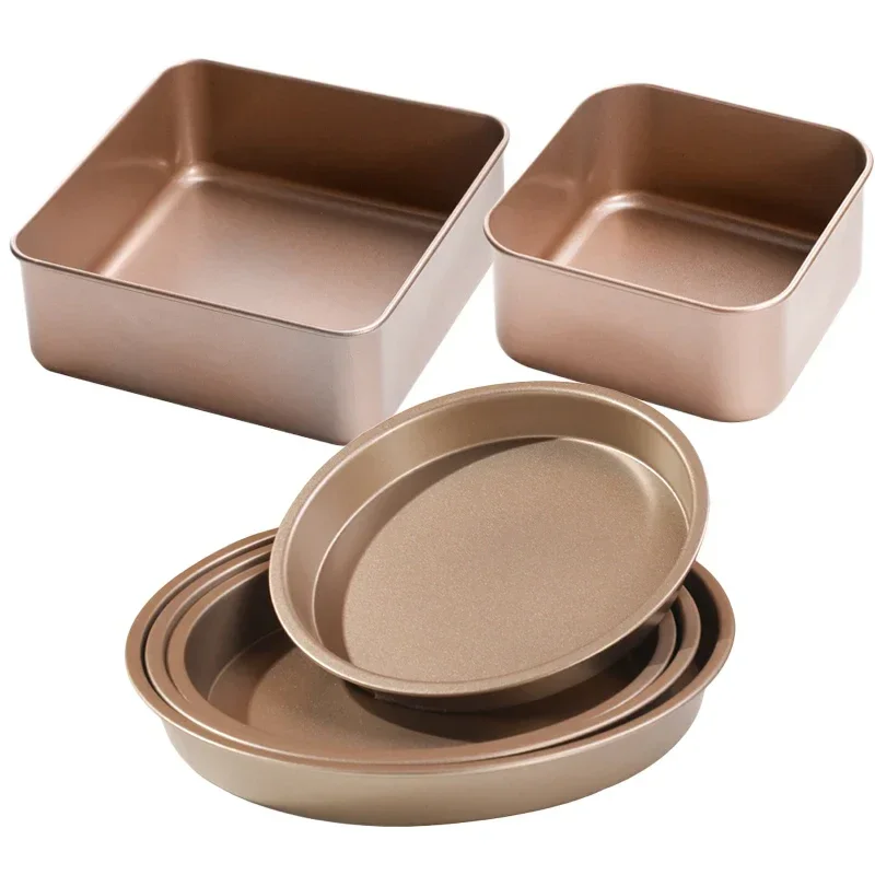 6-7-8-9-inch-Non-Stick-Baking-Tray-Pizza-Pan-Thickened-Carbon-Steel ...