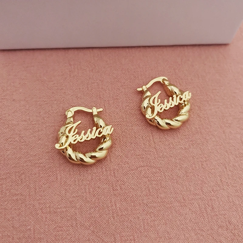 18mm-Custom-Name-Earrings-Customize-Name-Earrings-for-Children-Gifts ...
