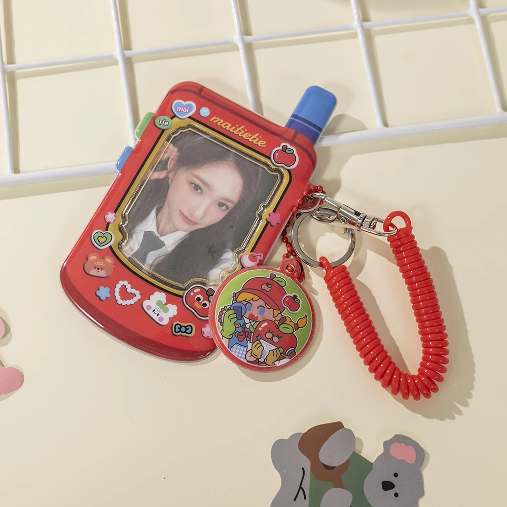 Sharkbang-INS-Phone-Design-PostCard-Holder-Set-Keychain-With-Pendant ...