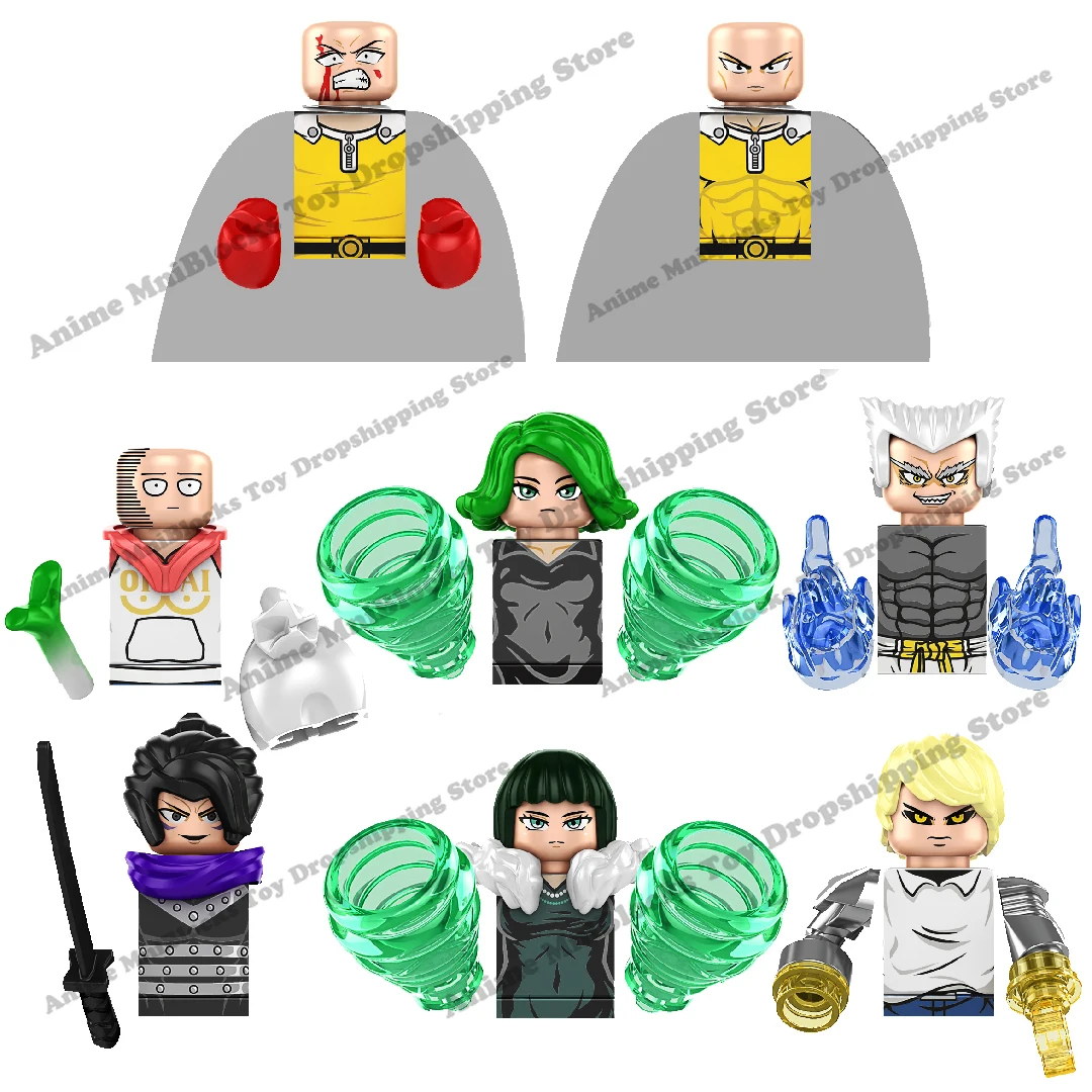 TP1002-ONE-PUNCH-MAN-Anime-Bricks-Dolls-Saitama-Genos-Terrible-Tornado ...