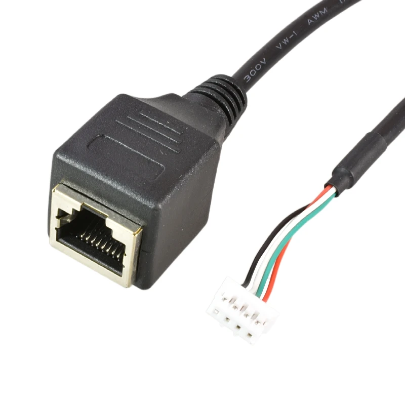 2.0 Pitch 4P Rj45 tieline 8P network Rj45 Female to 4Pin Female Cable ...