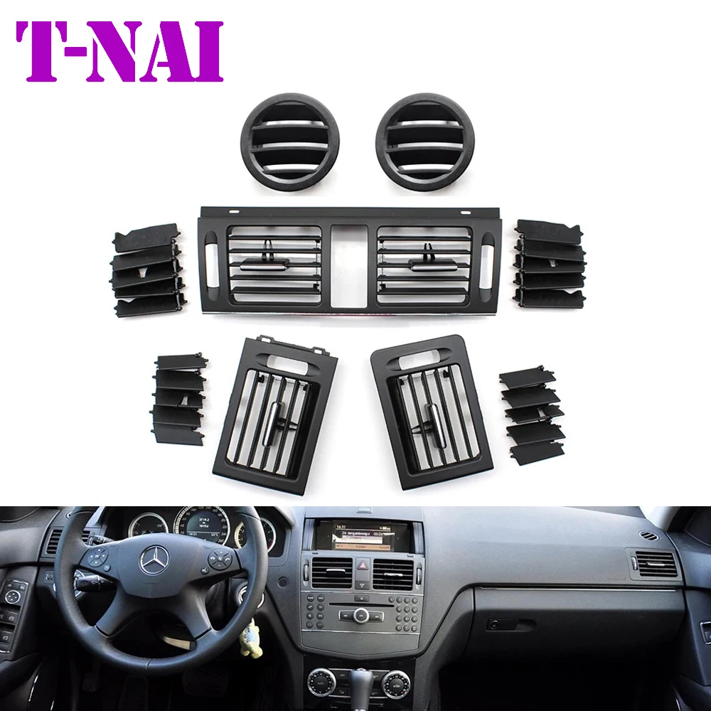LHD-Air-Conditioning-AC-Vent-Grille-Outlet-Cover-Panel-For-Mercedes ...