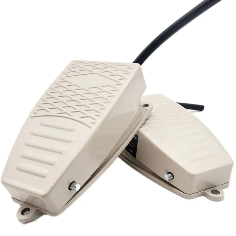 1-PCS-Aluminum-Shell-Momentary-Electric-Control-Foot-Pedal-Switch-5A ...