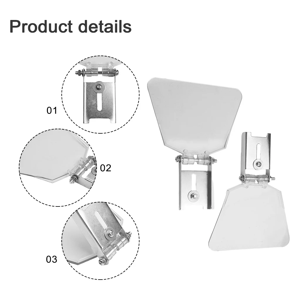 Bench-Grinder-Replacement-Guard-2pcs-Dust-proof-Eye-Protection-Safety ...