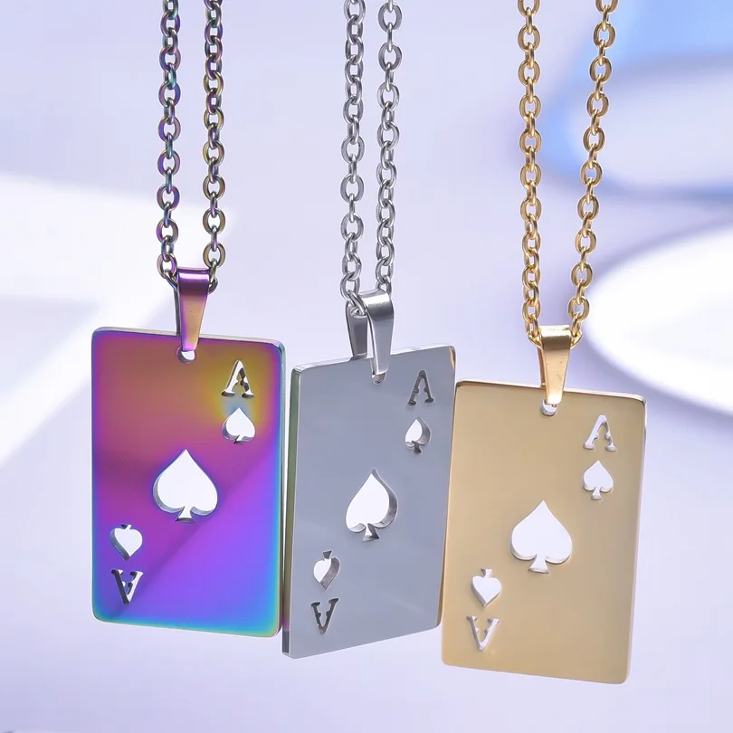 1pc-Stainless-Steel-Spades-A-Poker-Playing-Cards-Pendant-Necklaces ...