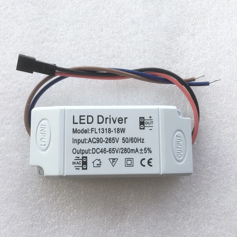 13-18W-LED-Driver-280mA-Constant-Current-Input-90-265V-Output-DC46-65V ...