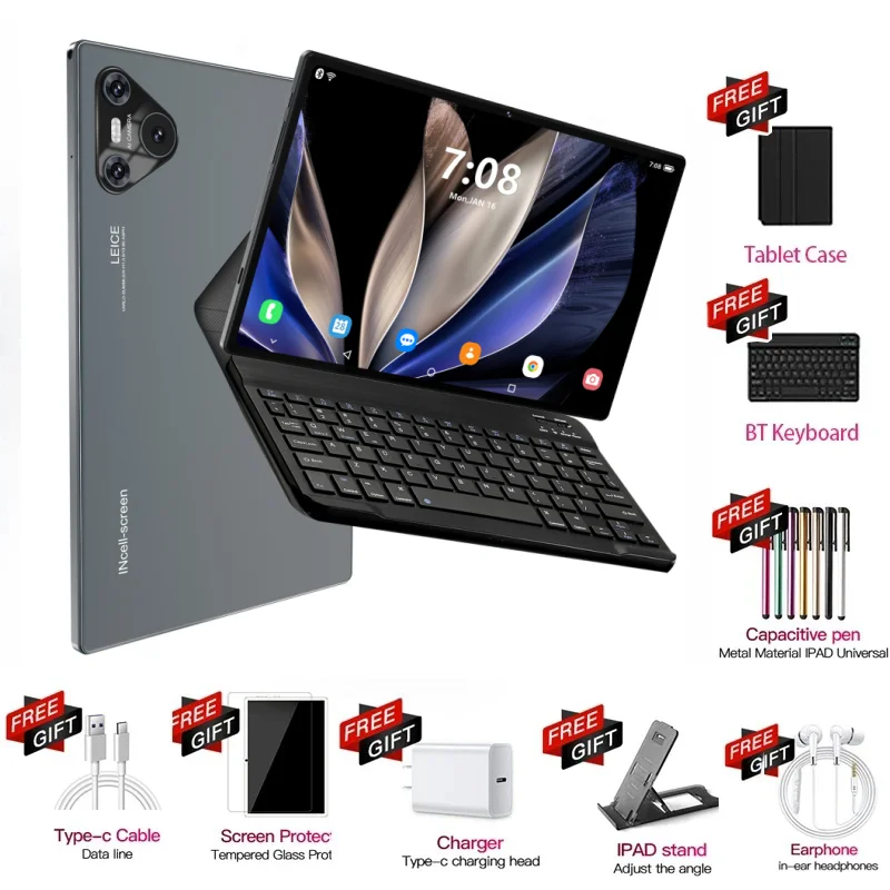 Tableta Pro 16 de 11 pulgadas, versión global, Android 13, 16 GB + 1 TB ...