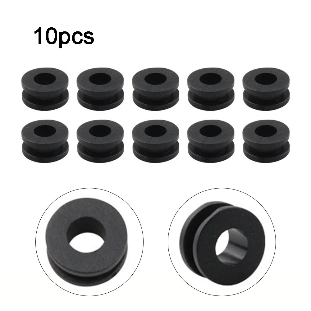 10pcs-M6-Motorcycle-Grommet-Rubber-Black-Washers-Pads-Lock-Ring ...