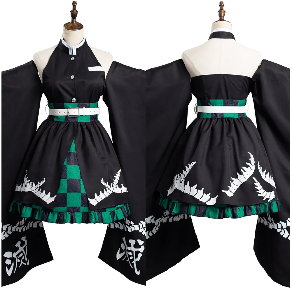Anime-Kamado-Tanjirou-Cosplay-Costume-Kimono-Dress-Outfits-Halloween ...