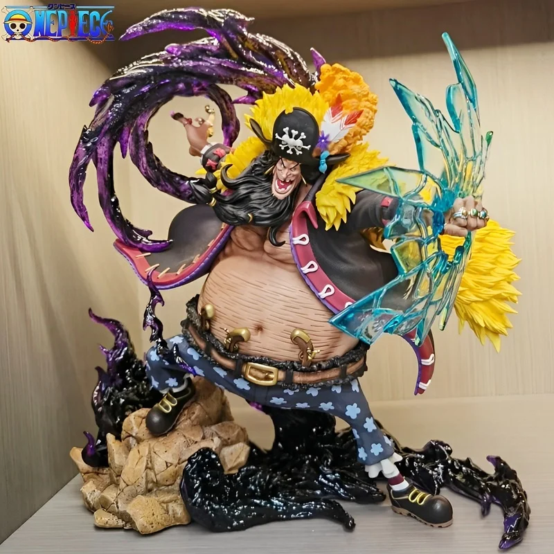 22cm One Piece Anime Figure Blackbeard Action Figurine Black Beard D ...