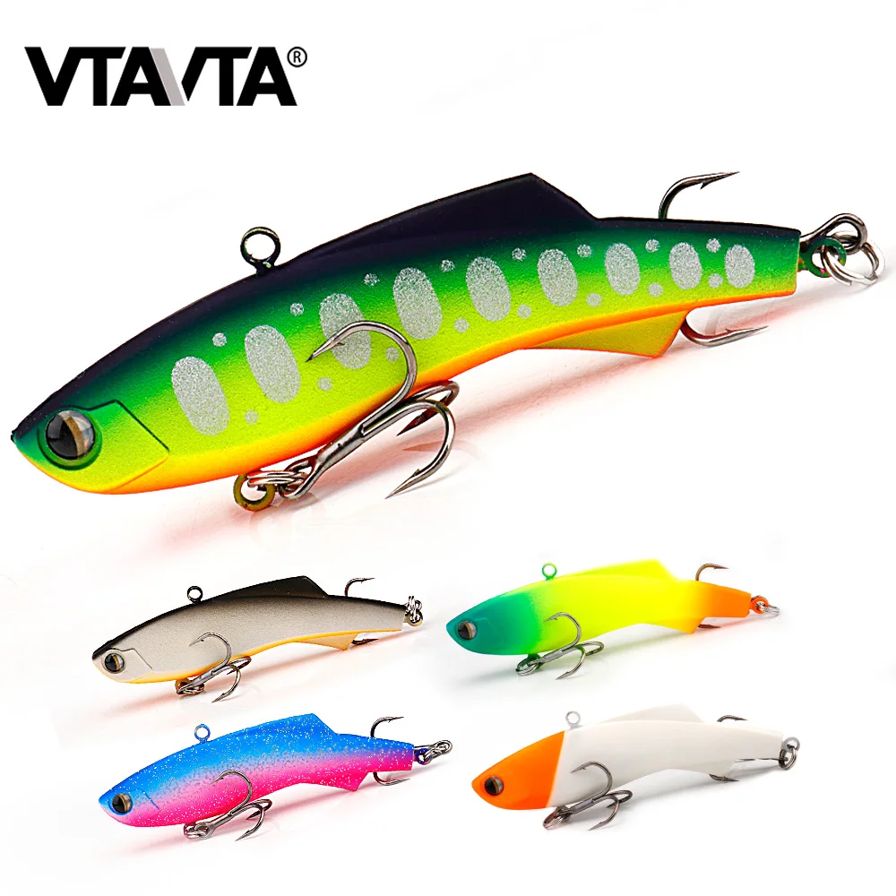 VTAVTA-Glows-in-UV-Winter-Jig-Wobbler-Fishing-Lure-16g-23g-30g-Sinking-Vibration-Lipless ...