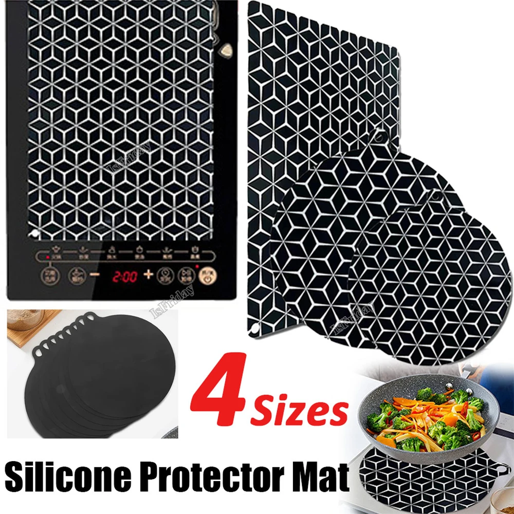 Silicone Induction Hob Protector Mat Protector Mat Protective Cover ...