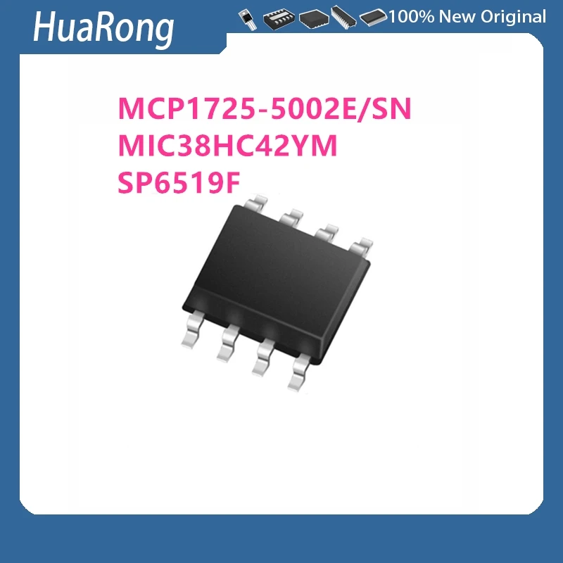 10Pcs/Lot MCP1725-5002E/SN 255002E MIC38HC42YM MIC38HC42YMTR SP6519F ...